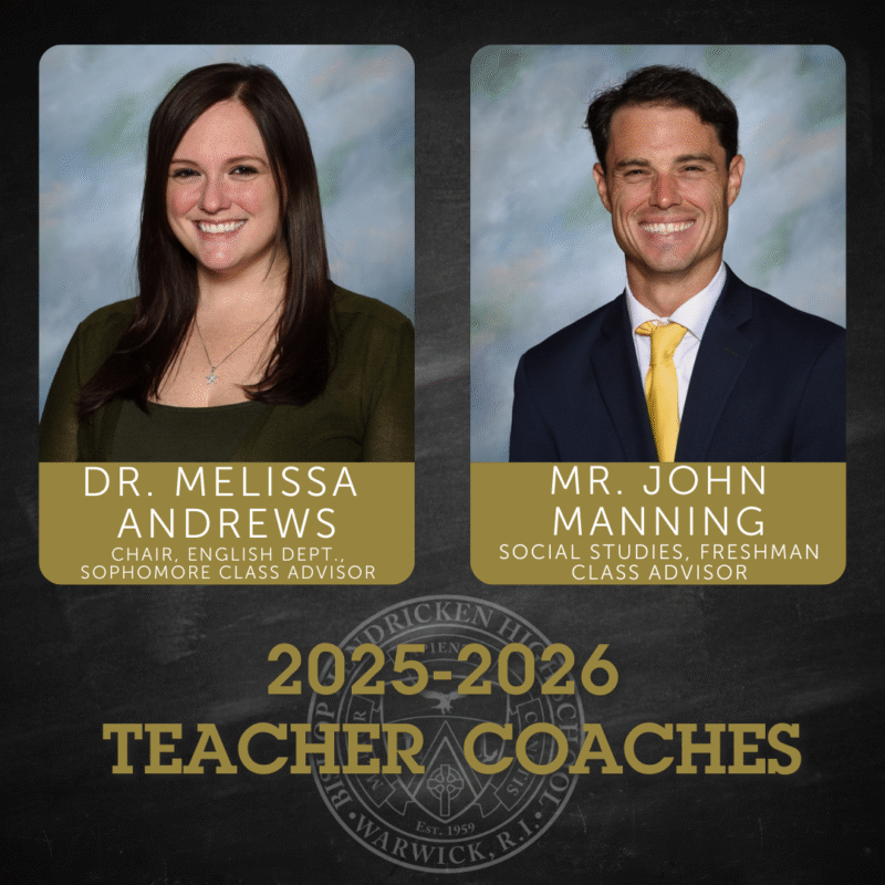 Bishop Hendricken Announces Teacher Coaches for the 2025-2026 Academic ...